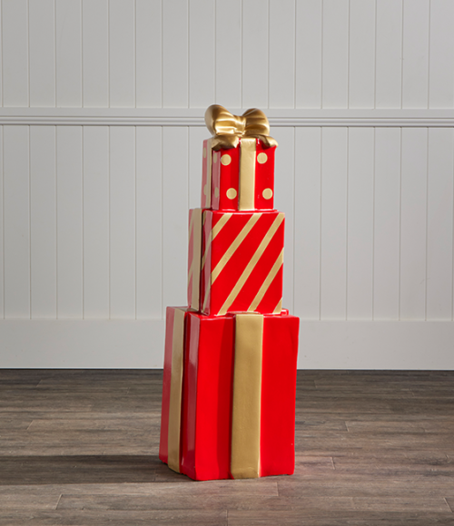 Buy 1m Red and Gold Present Stack Online in Australia - The Christmas ...