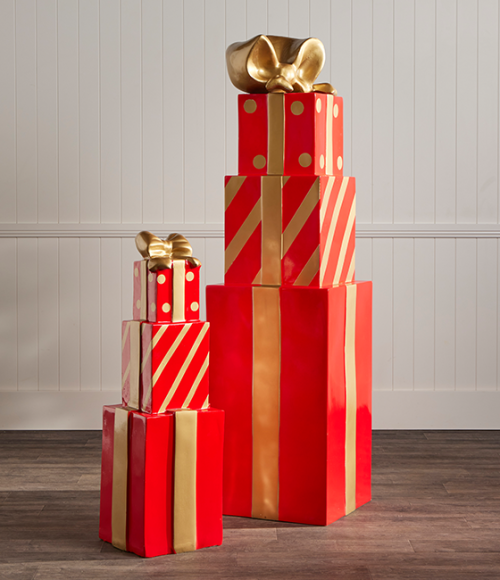 Buy 1.65m Red and Gold Present Stack Online in Australia - The ...