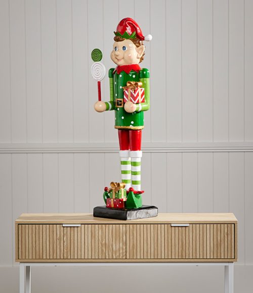Buy 93cm Red and Green Elf Nutcracker with Lollipop Online in Australia ...
