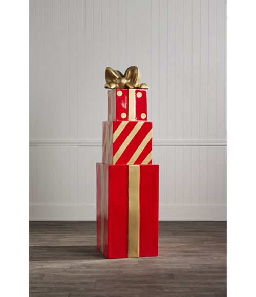 Buy 1.65m Red and Gold Present Stack Online in Australia - The ...