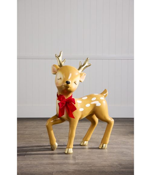 Buy 92cm Reindeer with Spots and Red Bow Online in Australia - The ...