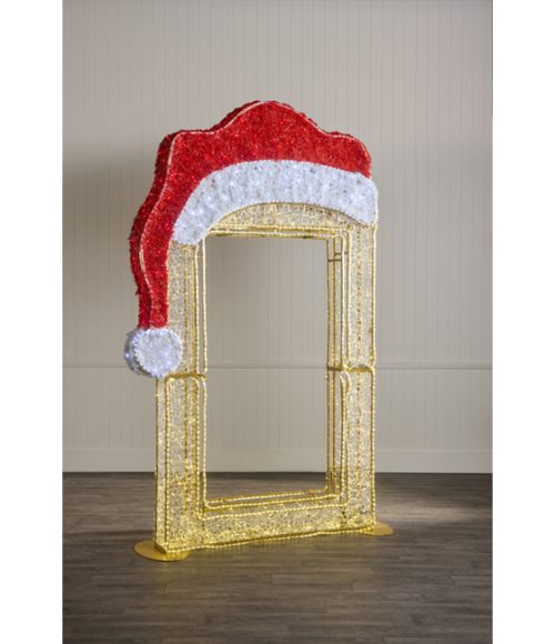 Buy 2.8m 3D Santa Top Hat Frame Online in Australia - The Christmas ...